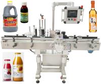 China 110V Tabletop Round Bottle Labeling Machine For Tin Can Essential Oil Bottles 300KG for sale