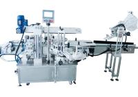China Square Wine Bottle Conveyor Front Back Labeler Machine For Sauce Jar for sale