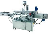 China SS304 Aluminum Flat Bottle Automatic Labeling Machine For Cosmetic Shampoo Jar 1500W for sale