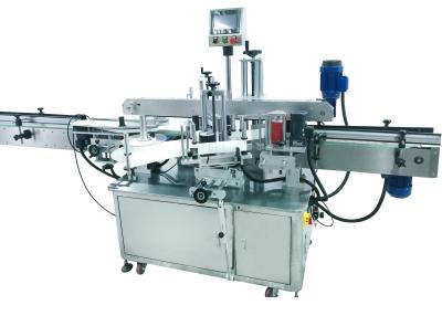 China SS304 Aluminum Flat Bottle Automatic Labeling Machine For Cosmetic Shampoo Jar 1500W for sale