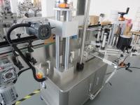 China ODM Jerry Can Industrial Bottle Labeling Machine PET Round Bottle Label Applicator 1100W for sale