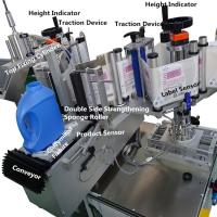 China PET Plastic Round Bottle Sticker Blood Collection Tube Labeling Machine OEM for sale