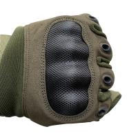China Waterproof Full Finger Tactical Gloves in Green Color for Sports Enthusiasts for sale