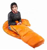 China 3 Season Waterproof Outdoor Sleeping Bag for Camping Customized Logo Fabric Mummy Pcs for sale