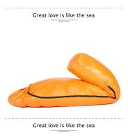 China 3 Season Waterproof Outdoor Sleeping Bag for Camping Customized Logo Fabric Mummy Pcs for sale
