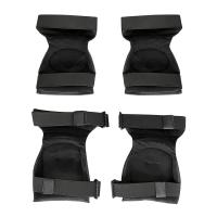 China One Size Fits All Black Knee Elbow Pads for Sports Training Protection for sale