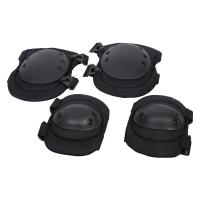China Heavy Duty Protection Custom 4Pack Knee Elbow Pad with Flexible TPE Foam Padding for sale