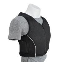 China EVA Padded Horse Riding Vest in Cotton Mesh Fabric for Maximum Comfort and Safety for sale