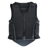 China EVA Padded Horse Riding Vest in Cotton Mesh Fabric for Maximum Comfort and Safety for sale