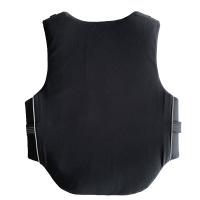 China Black Safety Gilet for Horse Riders Lightweight Comfortable Equestrian Vest 1.2 KG for sale