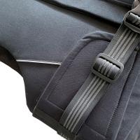 China Black Safety Gilet for Horse Riders Lightweight Comfortable Equestrian Vest 1.2 KG for sale