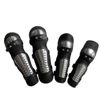 China 4Pcs/set Motorcycle Riding Knee Elbow Pads Stainless Steel Protective Gear for All Seasons for sale