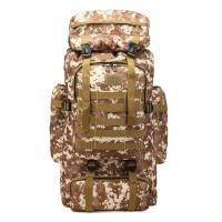 China Polyester Lining 80L Large Capacity Camping Hiking Backpack for Traveling and Trekking for sale