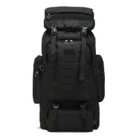 China Polyester Lining 80L Large Capacity Camping Hiking Backpack for Traveling and Trekking for sale