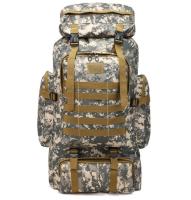 China Polyester Lining 80L Large Capacity Camping Hiking Backpack for Traveling and Trekking for sale