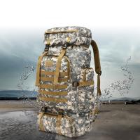 China Polyester Lining 80L Large Capacity Camping Hiking Backpack for Traveling and Trekking for sale