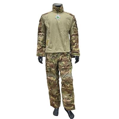 China 65% Polyester 35% Cotton Training Uniform CP Color Frog Suit with Knee Elbow Pads for sale