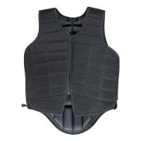 China Outdoor Equestrian Activities Essential Certified Block Foam Padded Black Unisex Vest for sale