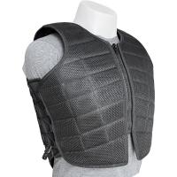 China Outdoor Equestrian Activities Essential Certified Block Foam Padded Black Unisex Vest for sale