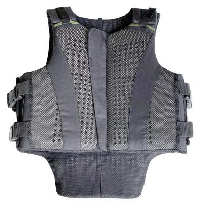 China Certified Black 2XL Equestrian Vest in Foam Padded Texture for Outdoor Horse-Riding for sale