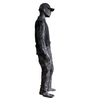 China Polyester/Cotton Men's Long Sleeve Knitted Shirt Uniform Frog Suit Set in Customized Color for sale