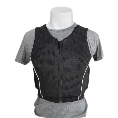 China Professional Black S Equestrian Vest in EVA and Mesh Fabric for Safe Horse-Riding for sale