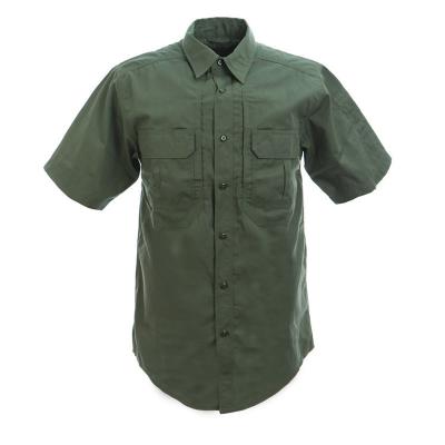 China Training Short Shirt in Army Green Style for Light weight Wear-Resistant Breathable for sale