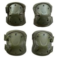 China 4 Pieces Thick Professional Protection Sports Adjustable Knee Elbow Guards for Sports for sale
