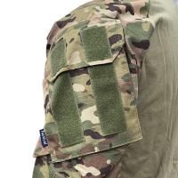 China Wear-resistant Black Uniform Suit for Outdoor Training Breathable Long-sleeved Clothing for sale
