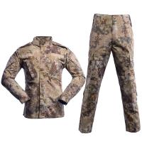 China Breathable Outdoor Training Men's Work Camouflage Uniform Long Sleeve Shirts Trousers for sale