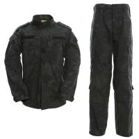 China Logo-free Outdoor Man Camouflage Clothes for Work Training Long Sleeve Shirts Trousers for sale
