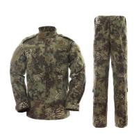 China Logo-free Outdoor Man Camouflage Clothes for Work Training Long Sleeve Shirts Trousers for sale