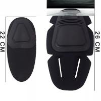 China Professional Protection Gear Black Polyester Frog Suit Knee Pads and Elbow Support Set for sale