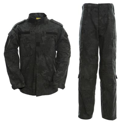China Customizable Polyester/Cotton Men's Camouflage Work Training Suit for Outdoor Hiking for sale