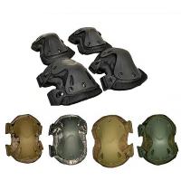 China Comfortable Hard Shell Black Knee and Elbow Pads for One Size Fits All Protection Gear for sale