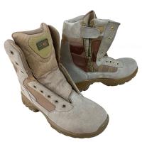 China Custom 8 inch Leather Training Boots 1.5kg/Pair for Outdoor and US Size 6.5-12.5 for sale