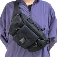China Multi-functional Chest Bag Fanny Bag for Men's Outdoor Sports Waterproof Waist Bag Cycling Tourism Running for sale
