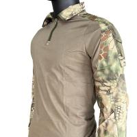 China Outdoor Breathable Suit Olive Green Black Frog Suit with 4 Seasons and TWILL Fabric for sale