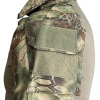 China Outdoor Breathable Suit Olive Green Black Frog Suit with 4 Seasons and TWILL Fabric for sale