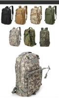 China Versatile 45L Capacity Outdoor Camping Bag with Pouch and Interior Compartment for sale