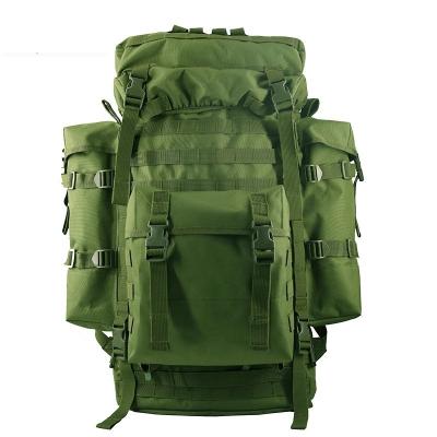 China Outdoor Bag 80L Heavy Load Professional Hiking Backpack Wear-resistant Camping Bag for sale
