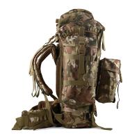 China Outdoor Bag 80L Heavy Load Professional Hiking Backpack Wear-resistant Camping Bag for sale