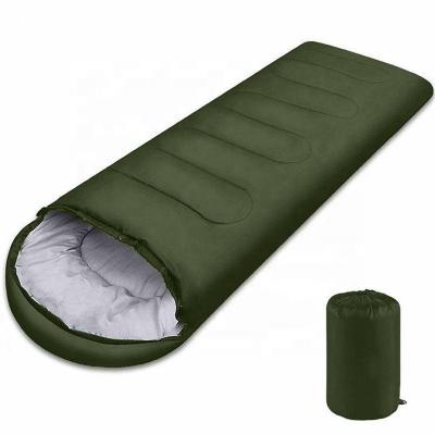 China Outdoor Camping Essential Customized Colors Waterproof Big Sleeping Bag with Warm Cotton for sale