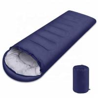 China Outdoor Camping Essential Customized Colors Waterproof Big Sleeping Bag with Warm Cotton for sale