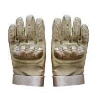 China Sports Applicable Khaki Full Finger Touch Screen Hand Protection for Outdoor Training for sale