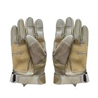 China Sports Applicable Khaki Full Finger Touch Screen Hand Protection for Outdoor Training for sale