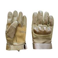 China Sports Applicable Khaki Full Finger Touch Screen Hand Protection for Outdoor Training for sale