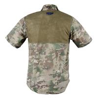 China Plain Dyed Men's Plus Size Cargo Shirt Short Sleeve for Summer Fashion Fall Clothing for sale