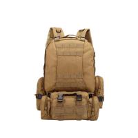 China 55L 600D Oxford Fabric Waterproof Backpack with Removable Smaller Accessories Bags for sale
