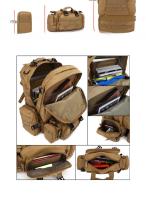 China 55L 600D Oxford Fabric Waterproof Backpack with Removable Smaller Accessories Bags for sale